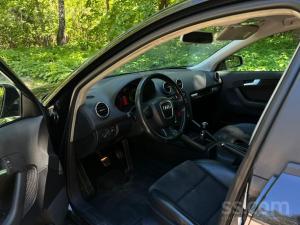 Black Audi A3 2006 in Riga, with an engine capacity of 2.00 L and mileage of 0 thousand km for 4490 €, photo 10 on AUTOMOTO.COM.LV