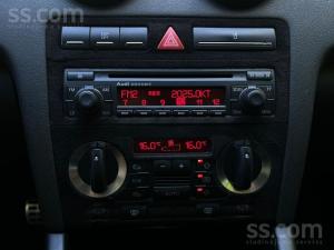 Black Audi A3 2006 in Riga, with an engine capacity of 2.00 L and mileage of 0 thousand km for 4490 €, photo 13 on AUTOMOTO.COM.LV