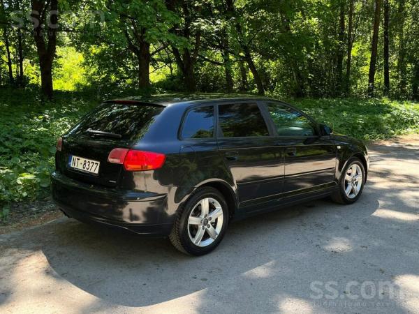 Black Audi A3 2006 in Riga, with an engine capacity of 2.00 L and mileage of 0 thousand km for 4490 €, photo 5 on AUTOMOTO.COM.LV
