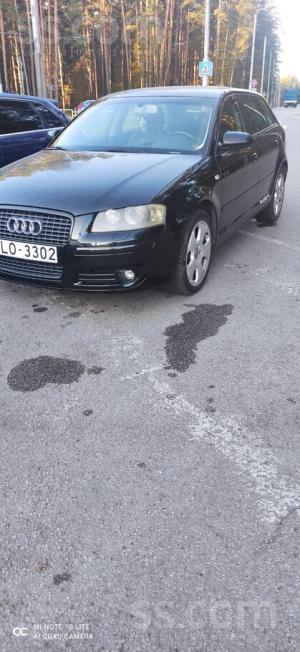 Черный Ауди А3 2006 в Даугавпилс, объемом двигателя 2.00 л и пробегом 301 тыс. км за 3750 €, фото  на AUTOMOTO.COM.LV