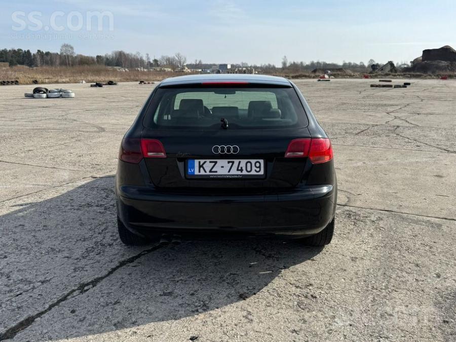 Black Audi A3 2006 in Riga, with an engine capacity of 1.90 L and mileage of 0 thousand km for 2999 €, photo 5 on AUTOMOTO.COM.LV