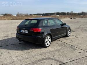Black Audi A3 2006 in Riga, with an engine capacity of 1.90 L and mileage of 0 thousand km for 2999 €, photo 6 on AUTOMOTO.COM.LV
