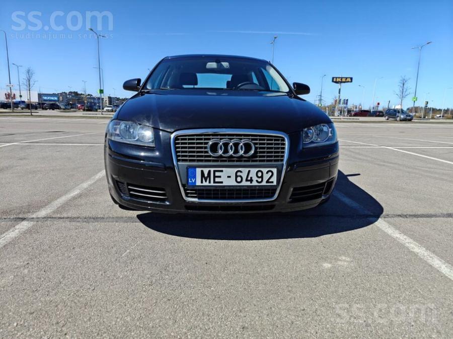 Black Audi A3 2006 in Riga, with an engine capacity of 2.00 L and mileage of 251 thousand km for 2700 €, photo 11 on AUTOMOTO.COM.LV