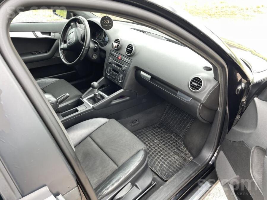 Melns Audi A3 2006 Rīga, ar dzinēja tilpumu 2.00 L un nobraukumu 317 tūkst. km par 900 €, foto 7 vietnē AUTOMOTO.COM.LV