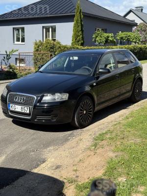 Melns Audi A3 2006 Cēsis, ar dzinēja tilpumu 2.00 L un nobraukumu 250 tūkst. km par 1650 €, foto  vietnē AUTOMOTO.COM.LV