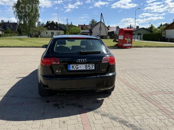 Черный Ауди А3 2006 в Цесис, объемом двигателя 2.00 л и пробегом 250 тыс. км за 1650 €, фото 8 на AUTOMOTO.COM.LV