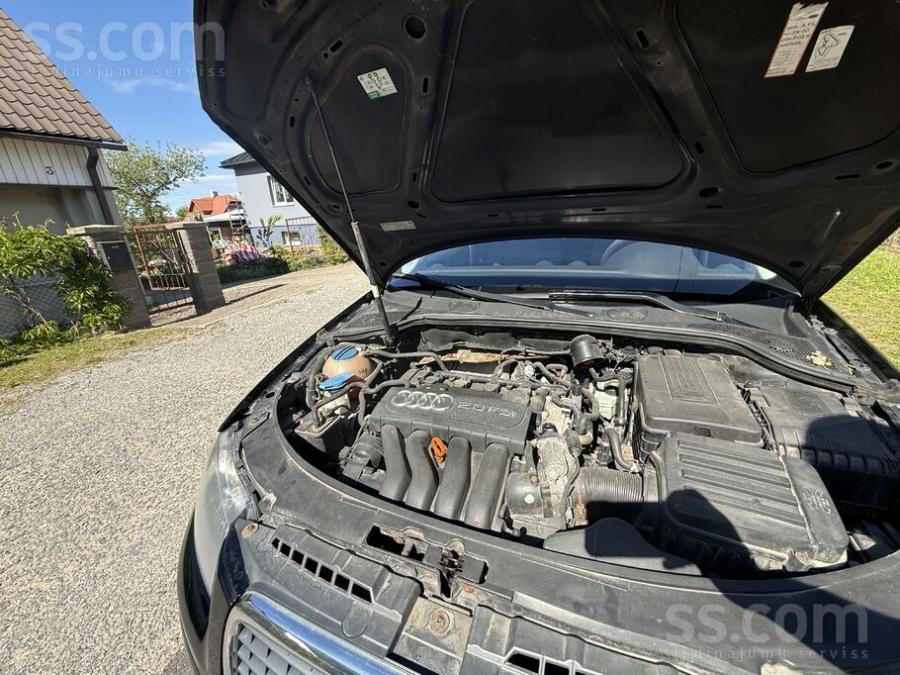 Black Audi A3 2006 in Cesis, with an engine capacity of 2.00 L and mileage of 250 thousand km for 1650 €, photo 10 on AUTOMOTO.COM.LV