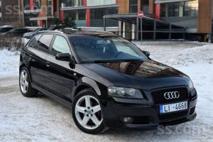 Черный Ауди А3 2006 в Рига, объемом двигателя 1.90 л и пробегом 340 тыс. км за 2490 €, фото  на AUTOMOTO.COM.LV