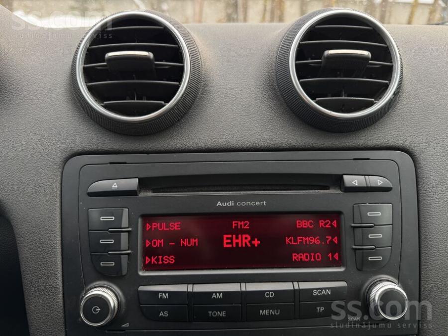 Melns Audi A3 2006 Rīga, ar dzinēja tilpumu 1.90 L un nobraukumu 340 tūkst. km par 2490 €, foto 10 vietnē AUTOMOTO.COM.LV