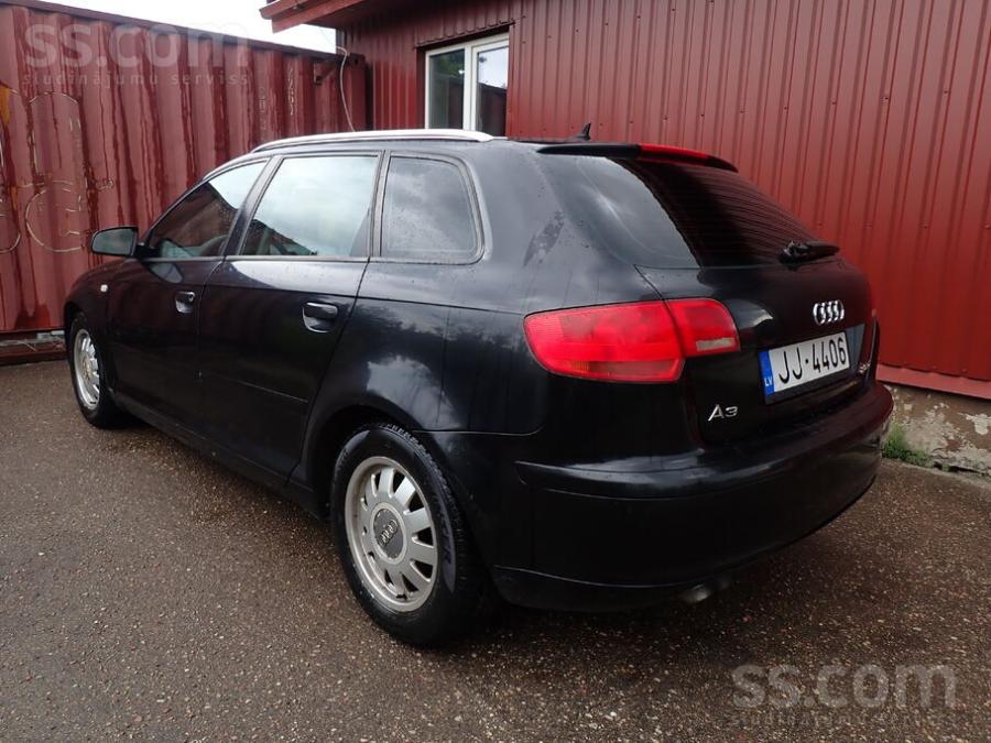 Melns Audi A3 2006 Liepāja, ar dzinēja tilpumu 2.00 L un nobraukumu 330 tūkst. km par 2750 €, foto 4 vietnē AUTOMOTO.COM.LV