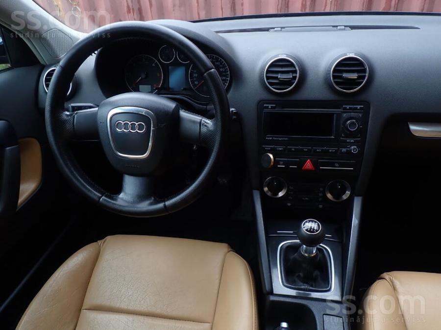 Melns Audi A3 2006 Liepāja, ar dzinēja tilpumu 2.00 L un nobraukumu 330 tūkst. km par 2750 €, foto 8 vietnē AUTOMOTO.COM.LV