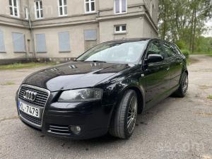 Black Audi A3 2006 in Liepaja, with an engine capacity of 2.00 L and mileage of 262 thousand km for 2950 €, photo 4 on AUTOMOTO.COM.LV