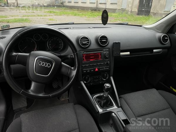 Melns Audi A3 2006 Liepāja, ar dzinēja tilpumu 2.00 L un nobraukumu 262 tūkst. km par 2950 €, foto 4 vietnē AUTOMOTO.COM.LV