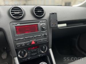 Black Audi A3 2006 in Liepaja, with an engine capacity of 2.00 L and mileage of 262 thousand km for 2950 €, photo 6 on AUTOMOTO.COM.LV
