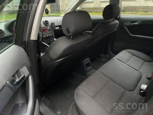 Black Audi A3 2006 in Liepaja, with an engine capacity of 2.00 L and mileage of 262 thousand km for 2950 €, photo 7 on AUTOMOTO.COM.LV