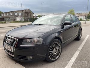 Black Audi A3 2006 in Liepaja, with an engine capacity of 2.00 L and mileage of 262 thousand km for 2950 €, photo 9 on AUTOMOTO.COM.LV