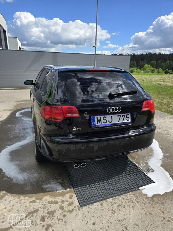 Melns Audi A3 2006 Ukmergė, ar dzinēja tilpumu 2.00 L un nobraukumu 296 tūkst. km par 3000 €, foto 3 vietnē AUTOMOTO.COM.LV