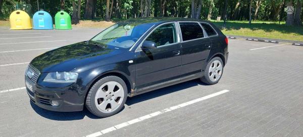 Melns Audi A3 2006 Kauņa, ar dzinēja tilpumu 1.98 L un nobraukumu 237 tūkst. km par 1900 €, foto 3 vietnē AUTOMOTO.COM.LV