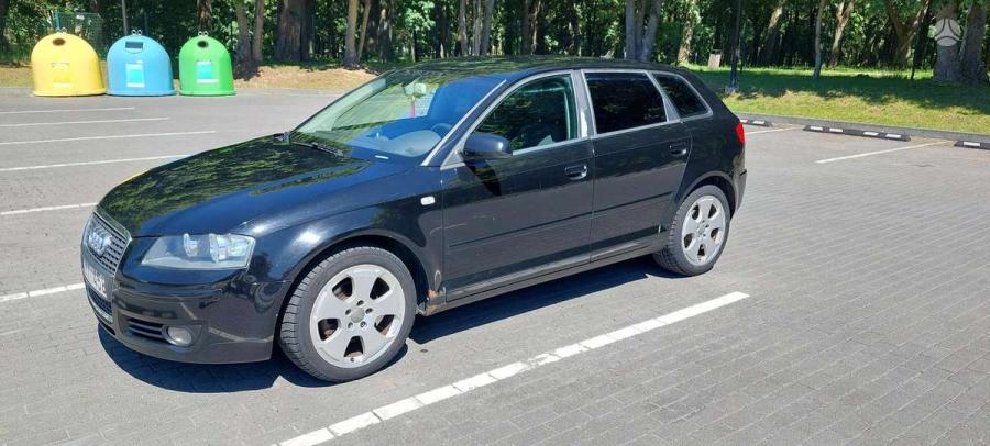 Melns Audi A3 2006 Kauņa, ar dzinēja tilpumu 1.98 L un nobraukumu 237 tūkst. km par 1900 €, foto 4 vietnē AUTOMOTO.COM.LV