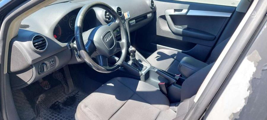 Melns Audi A3 2006 Kauņa, ar dzinēja tilpumu 1.98 L un nobraukumu 237 tūkst. km par 1900 €, foto 7 vietnē AUTOMOTO.COM.LV