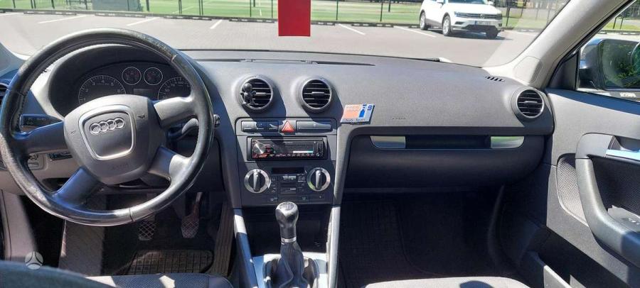 Melns Audi A3 2006 Kauņa, ar dzinēja tilpumu 1.98 L un nobraukumu 237 tūkst. km par 1900 €, foto 8 vietnē AUTOMOTO.COM.LV