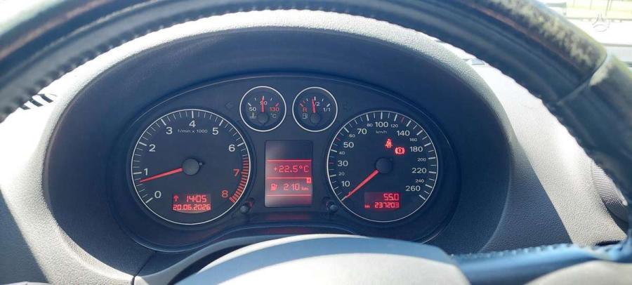 Melns Audi A3 2006 Kauņa, ar dzinēja tilpumu 1.98 L un nobraukumu 237 tūkst. km par 1900 €, foto 16 vietnē AUTOMOTO.COM.LV