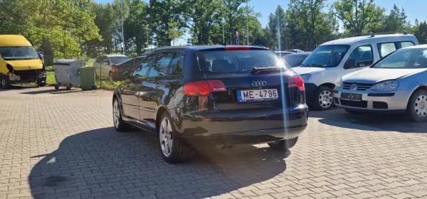 Черный Ауди А3 2006 в Валмиера, объемом двигателя 2.00 л и пробегом 241 тыс. км за 2700 €, фото 4 на AUTOMOTO.COM.LV