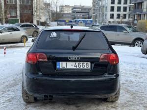 Black Audi A3 2006 in Riga, with an engine capacity of 1.90 L and mileage of 340 thousand km for 2490 €, photo 5 on AUTOMOTO.COM.LV