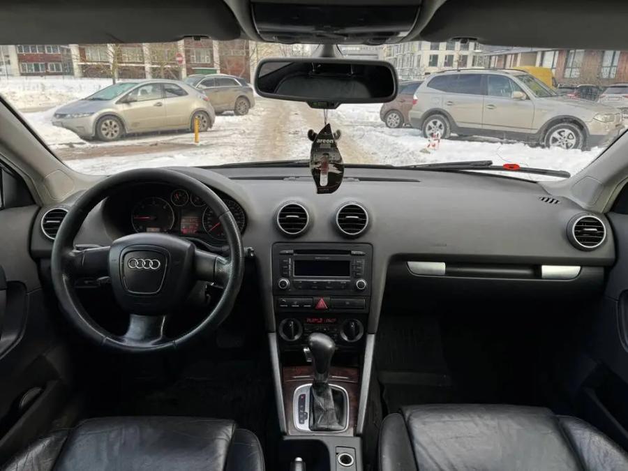 Black Audi A3 2006 in Riga, with an engine capacity of 1.90 L and mileage of 340 thousand km for 2490 €, photo 7 on AUTOMOTO.COM.LV