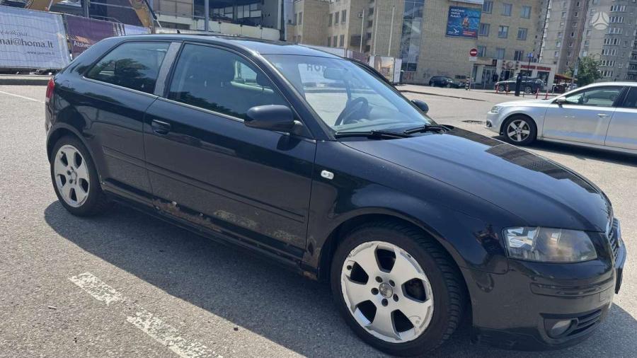 Melns Audi A3 2006 Viļņa, ar dzinēja tilpumu 1.97 L un nobraukumu 396 tūkst. km par 1100 €, foto 3 vietnē AUTOMOTO.COM.LV