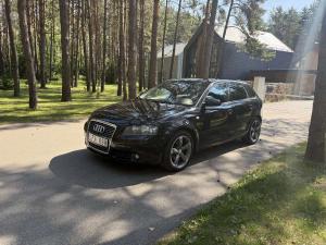 Black Audi A3 2006 in Vilnius, with an engine capacity of 1.97 L and mileage of 350 thousand km for 2700 €, photo  on AUTOMOTO.COM.LV