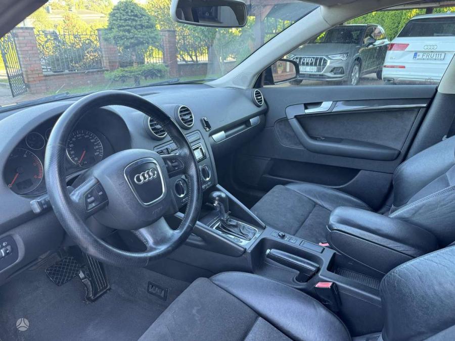 Black Audi A3 2006 in Klaipeda, with an engine capacity of 1.97 L and mileage of 295 thousand km for 2450 €, photo 11 on AUTOMOTO.COM.LV