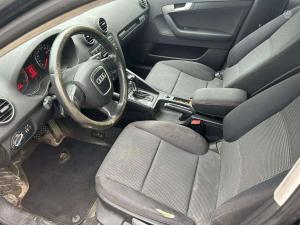 Black Audi A3 2006 in Vilnius, with an engine capacity of 1.97 L and mileage of 314 thousand km for 1900 €, photo 5 on AUTOMOTO.COM.LV