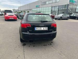 Black Audi A3 2006 in Vilnius, with an engine capacity of 1.97 L and mileage of 314 thousand km for 1900 €, photo 8 on AUTOMOTO.COM.LV