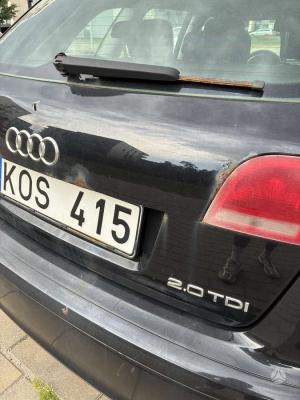 Black Audi A3 2006 in Vilnius, with an engine capacity of 1.97 L and mileage of 314 thousand km for 1900 €, photo 11 on AUTOMOTO.COM.LV