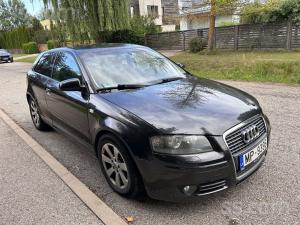 Black Audi A3 2006 in Riga, with an engine capacity of 1.90 L and mileage of 279 thousand km for 1400 €, photo  on AUTOMOTO.COM.LV