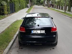 Black Audi A3 2006 in Vilnius, with an engine capacity of 2.00 L and mileage of 396 thousand km for 1500 €, photo 6 on AUTOMOTO.COM.LV