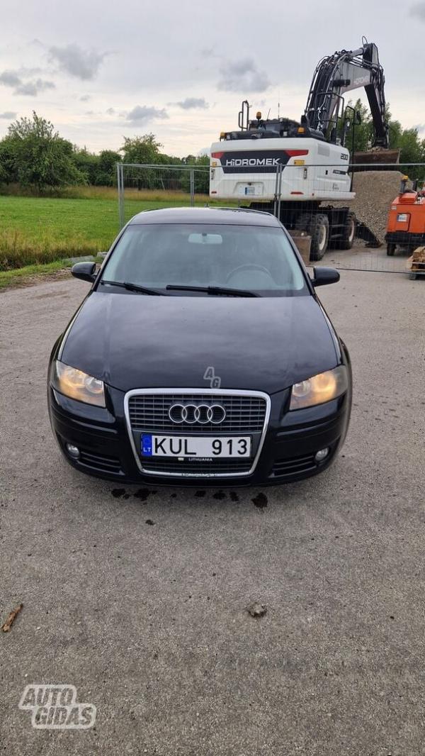 Black Audi A3 2006 in Raseiniai, with an engine capacity of 2.00 L and mileage of 390 thousand km for 1650 €, photo 3 on AUTOMOTO.COM.LV