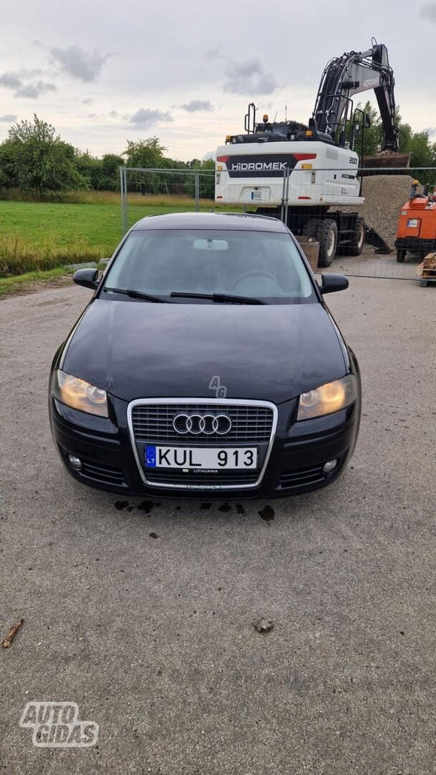 Black Audi A3 2006 in Raseiniai, with an engine capacity of 2.00 L and mileage of 390 thousand km for 1650 €, photo 4 on AUTOMOTO.COM.LV