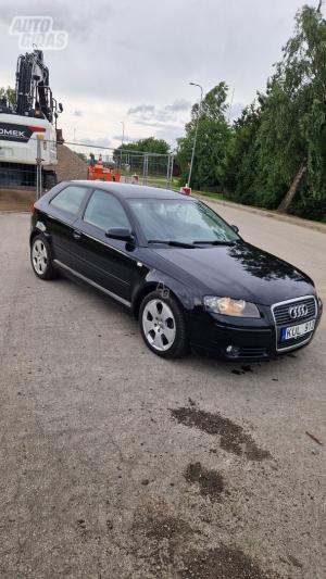 Black Audi A3 2006 in Raseiniai, with an engine capacity of 2.00 L and mileage of 390 thousand km for 1650 €, photo 5 on AUTOMOTO.COM.LV