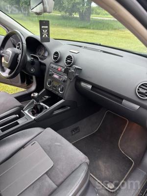 Black Audi A3 2006 in Jelgava, with an engine capacity of 2.00 L and mileage of 254 thousand km for 5000 €, photo 6 on AUTOMOTO.COM.LV