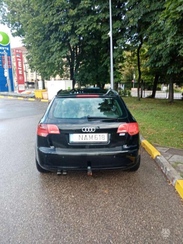 Black Audi A3 2006 in Vilnius, with an engine capacity of 1.97 L and mileage of 480 thousand km for 1550 €, photo 3 on AUTOMOTO.COM.LV