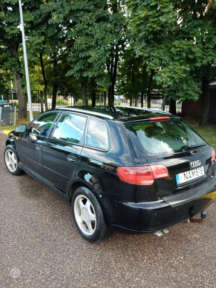 Melns Audi A3 2006 Viļņa, ar dzinēja tilpumu 1.97 L un nobraukumu 480 tūkst. km par 1550 €, foto 5 vietnē AUTOMOTO.COM.LV