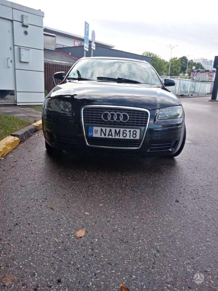 Melns Audi A3 2006 Viļņa, ar dzinēja tilpumu 1.97 L un nobraukumu 480 tūkst. km par 1550 €, foto 8 vietnē AUTOMOTO.COM.LV