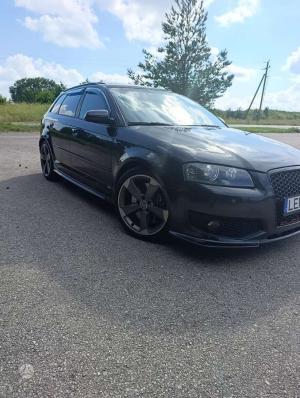 Black Audi A3 2006 in Vilnius, with an engine capacity of 1.97 L and mileage of 308 thousand km for 5200 €, photo 3 on AUTOMOTO.COM.LV