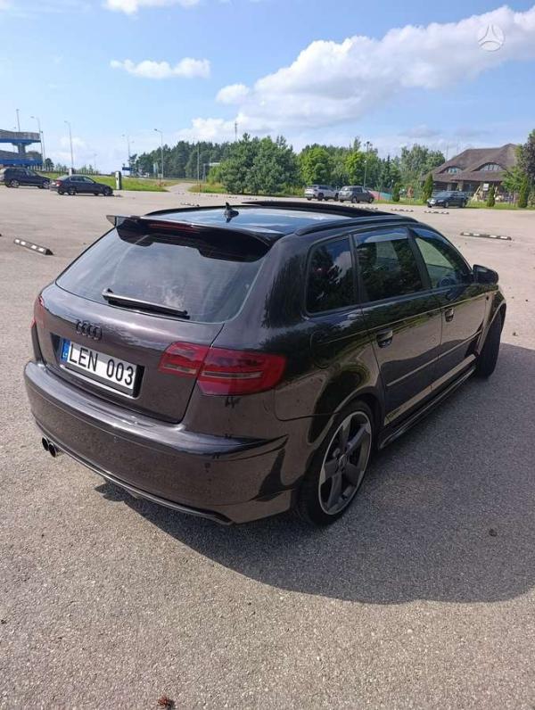 Black Audi A3 2006 in Vilnius, with an engine capacity of 1.97 L and mileage of 308 thousand km for 5200 €, photo 4 on AUTOMOTO.COM.LV