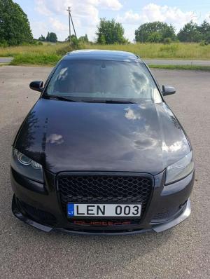 Black Audi A3 2006 in Vilnius, with an engine capacity of 1.97 L and mileage of 308 thousand km for 5200 €, photo 6 on AUTOMOTO.COM.LV