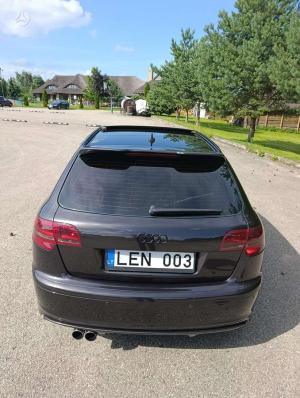 Black Audi A3 2006 in Vilnius, with an engine capacity of 1.97 L and mileage of 308 thousand km for 5200 €, photo 7 on AUTOMOTO.COM.LV