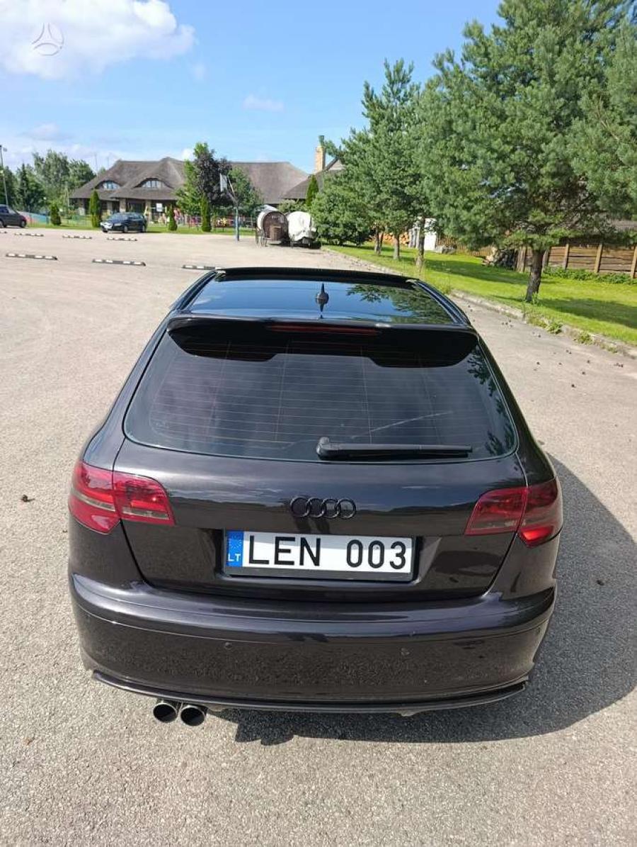 Black Audi A3 2006 in Vilnius, with an engine capacity of 1.97 L and mileage of 308 thousand km for 5200 €, photo 7 on AUTOMOTO.COM.LV