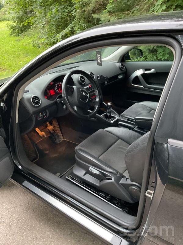 Melns Audi A3 2006 Jelgava, ar dzinēja tilpumu 2.00 L un nobraukumu 255 tūkst. km par 4200 €, foto 3 vietnē AUTOMOTO.COM.LV